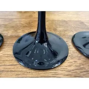 Luminarc | Dining | Vintage Luminarc France Black Stem Wine Glasses ...